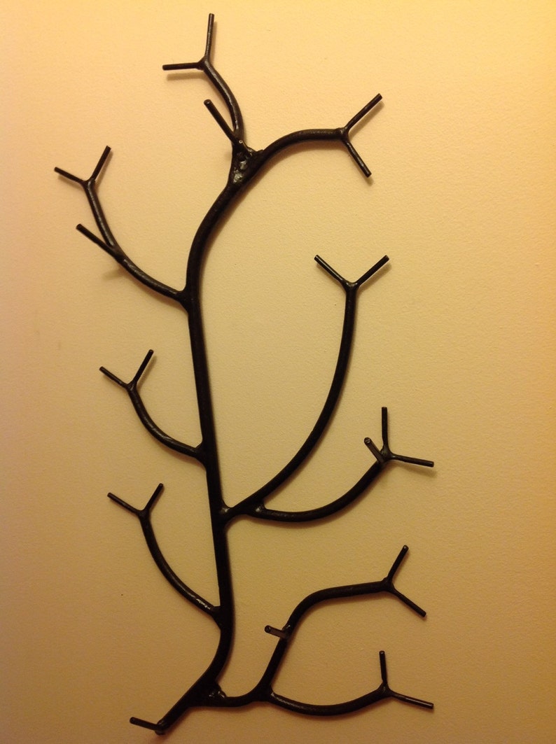 Vertical Mounted Wall Branch 24" Long 13" Wide Finished in Semi Gloss ...