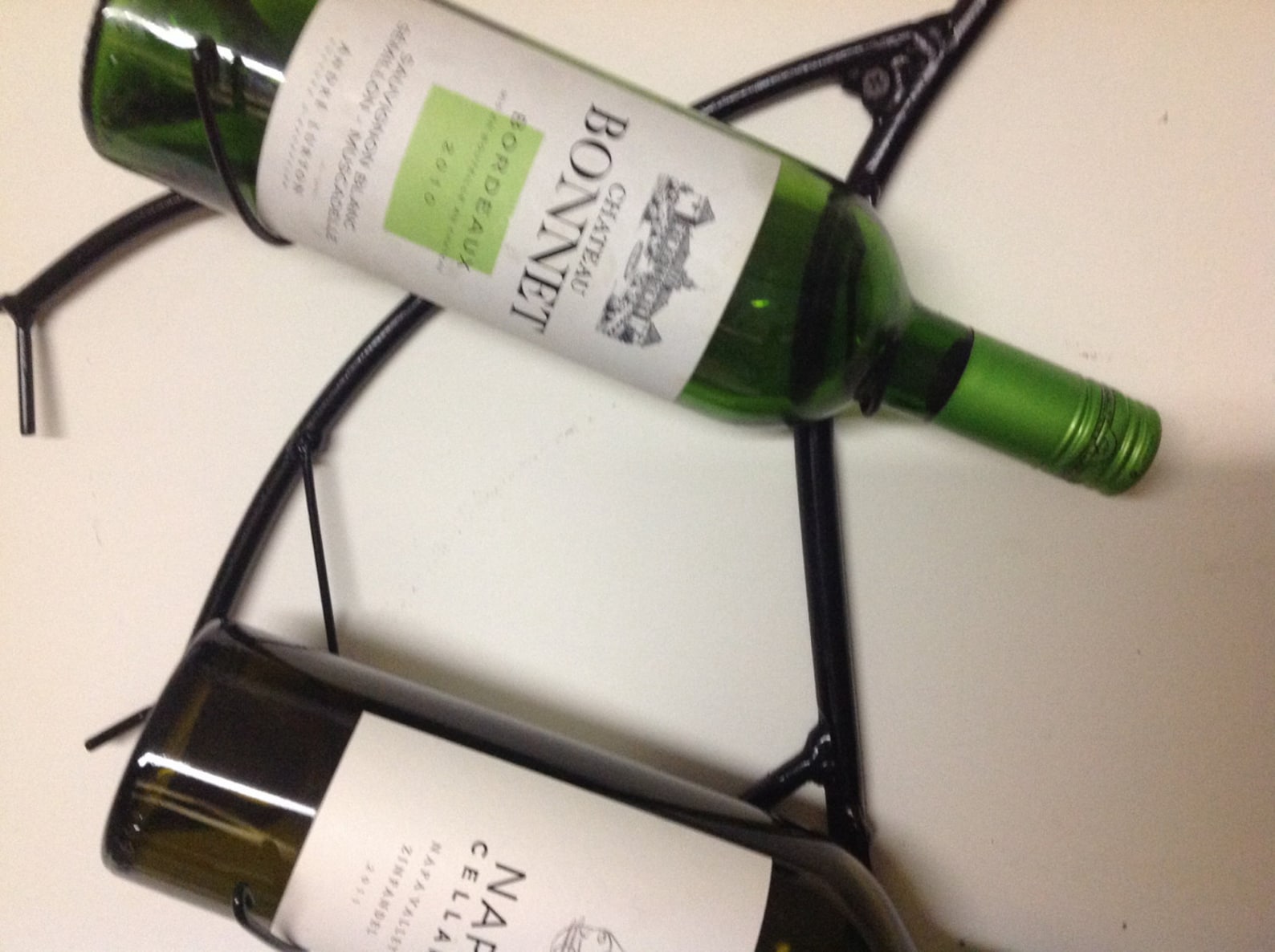 Branch Shaped Metal Wine Rack Holds 4 Bottles Twig Style - Etsy