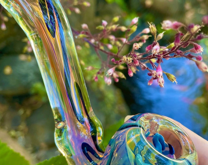 Black Glass Sherlock Pipe - Etsy