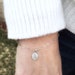 Sterling Silver Eating Disorder Awareness Bracelet, Hand Stamped NEDA ...