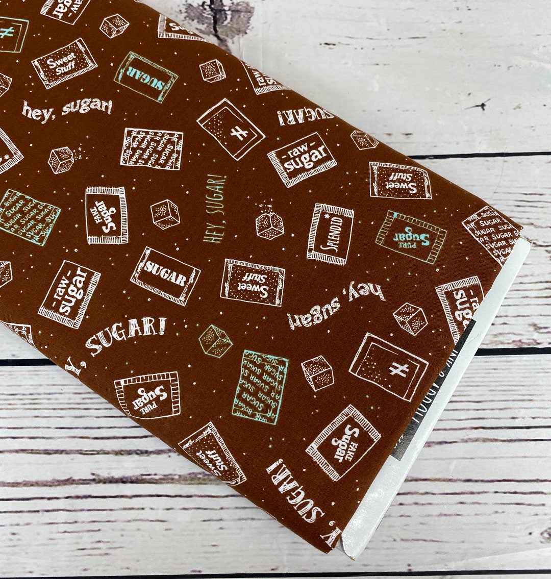 Caf-fiend by Ink and Arrow Tan for QT Fabrics , Sold in 1/2 Yard ...