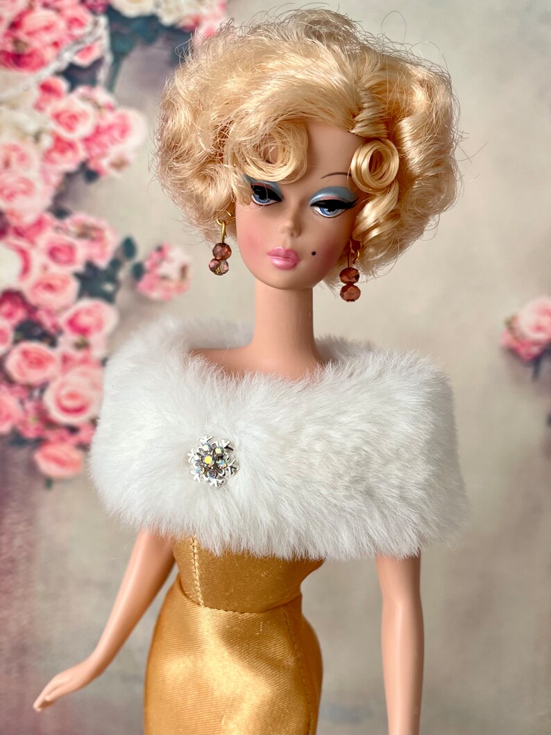 Holiday Magnetic Brooch for 1/6 Doll Silkstone, Vintage Barbie, Fashion ...