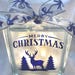 Merry Christmas Lighted 6x6 Glass Block Night Light, Reindeer Christmas ...