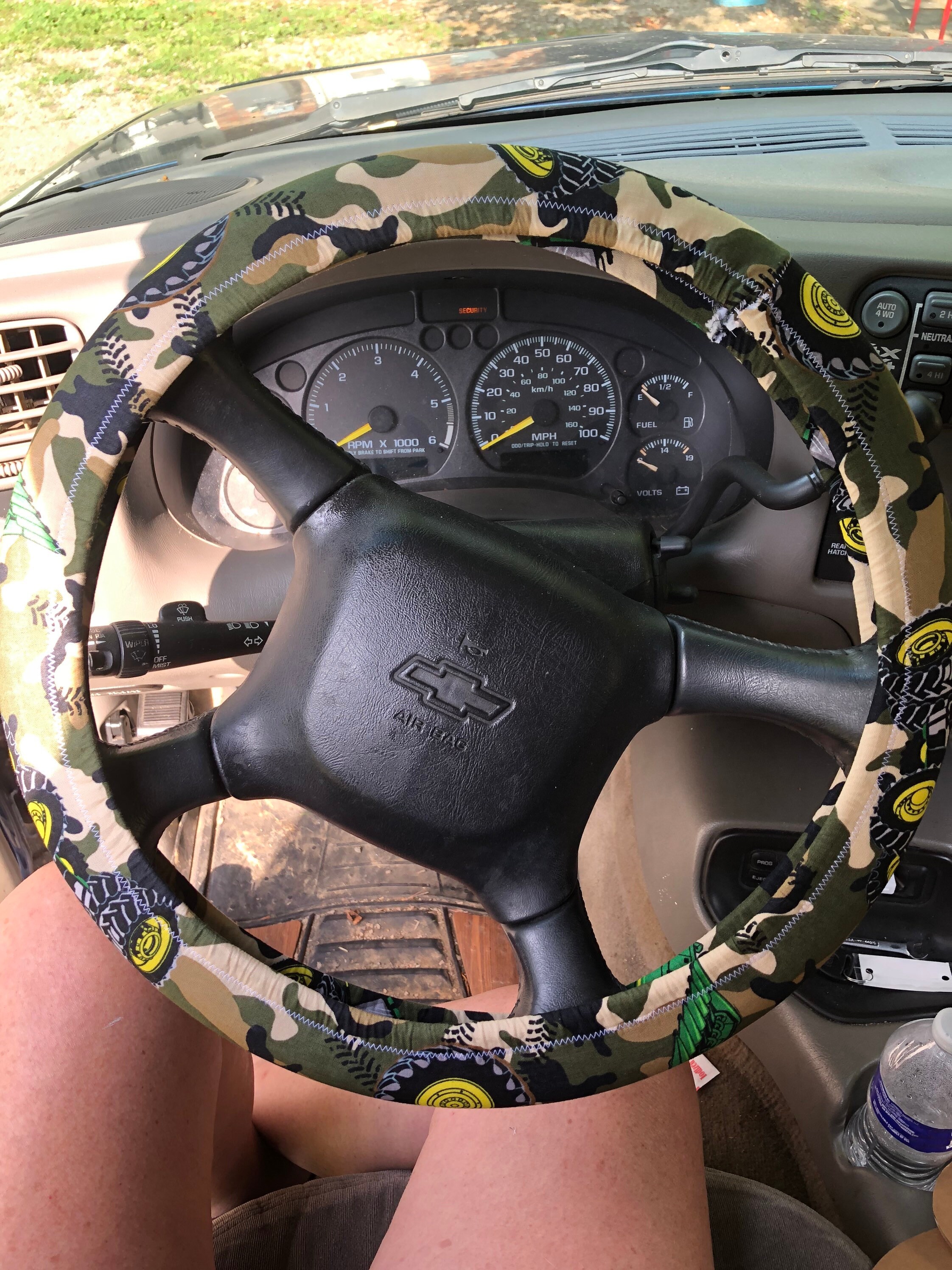 Camo steering wheel cover store