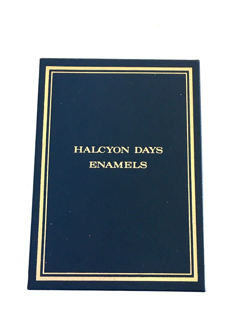 Vintage Halcyon Days Enamel Box Mary Kay - Etsy