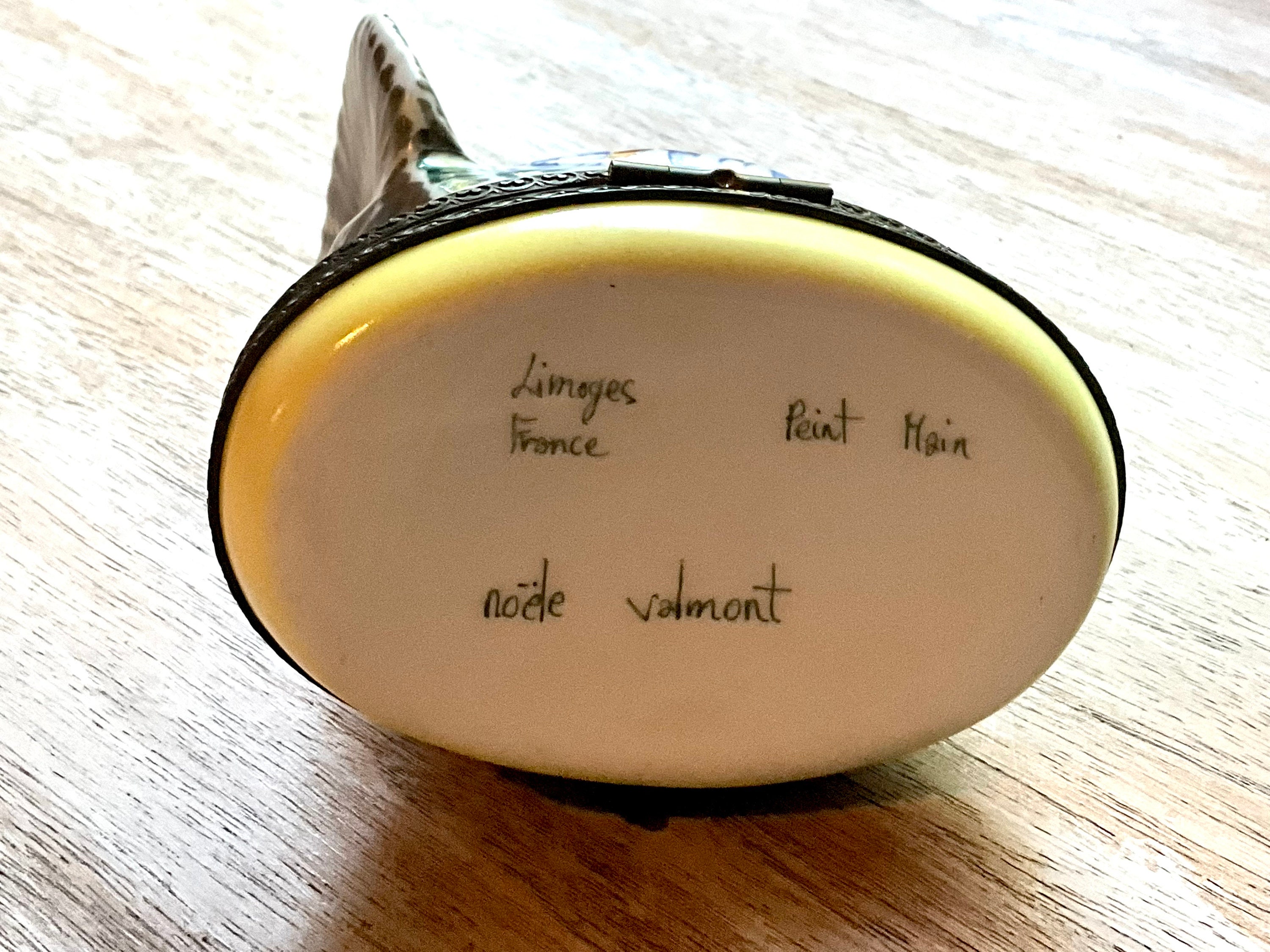 Vintage 90s Limoges Trinket Box Porcelain Turkey Trinket Box - Etsy