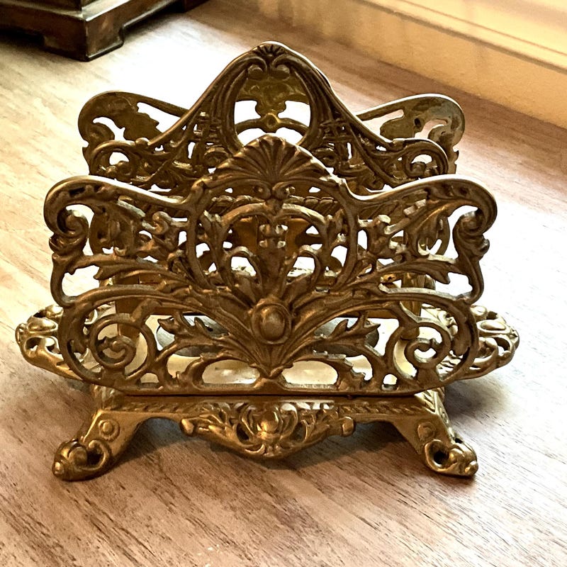 Brass Letter Holder - Etsy