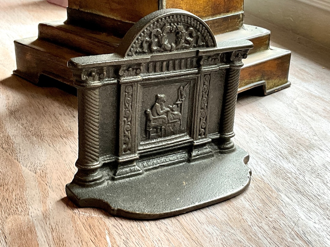 Vintage 30s Cast Iron Bookend Betsy Ross Colonial Bookend - Etsy