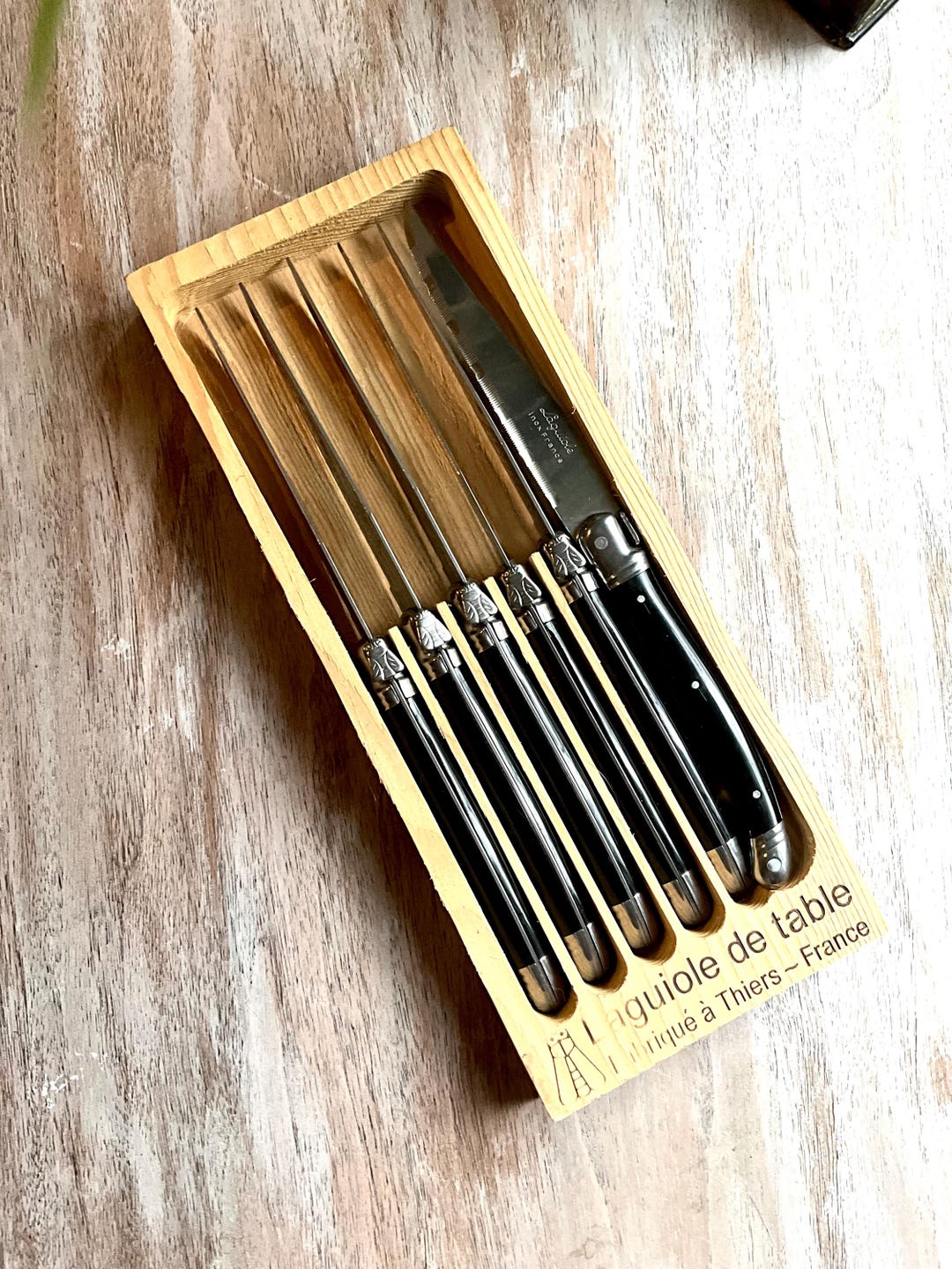 Vintage French Knives Laguiole Steak Knives - Etsy