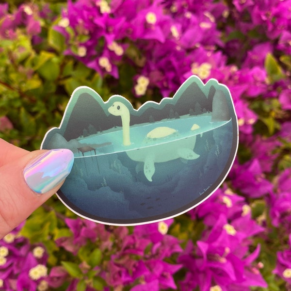 Nessie Sticker - Etsy