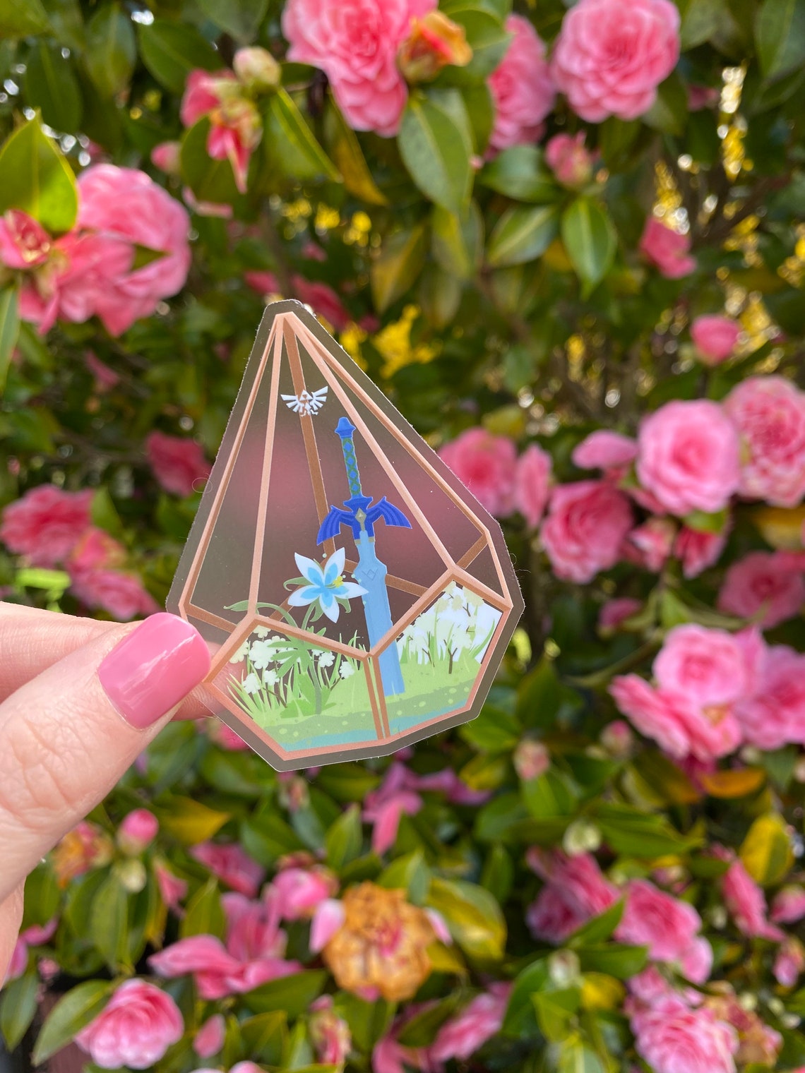 Zelda Breath of the Wild Terrarium Clear Die Cut Sticker | Etsy