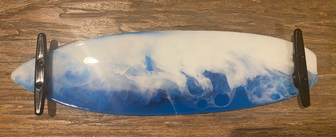 Surfboard Ocean Wave Boat Cleat Tray - Etsy