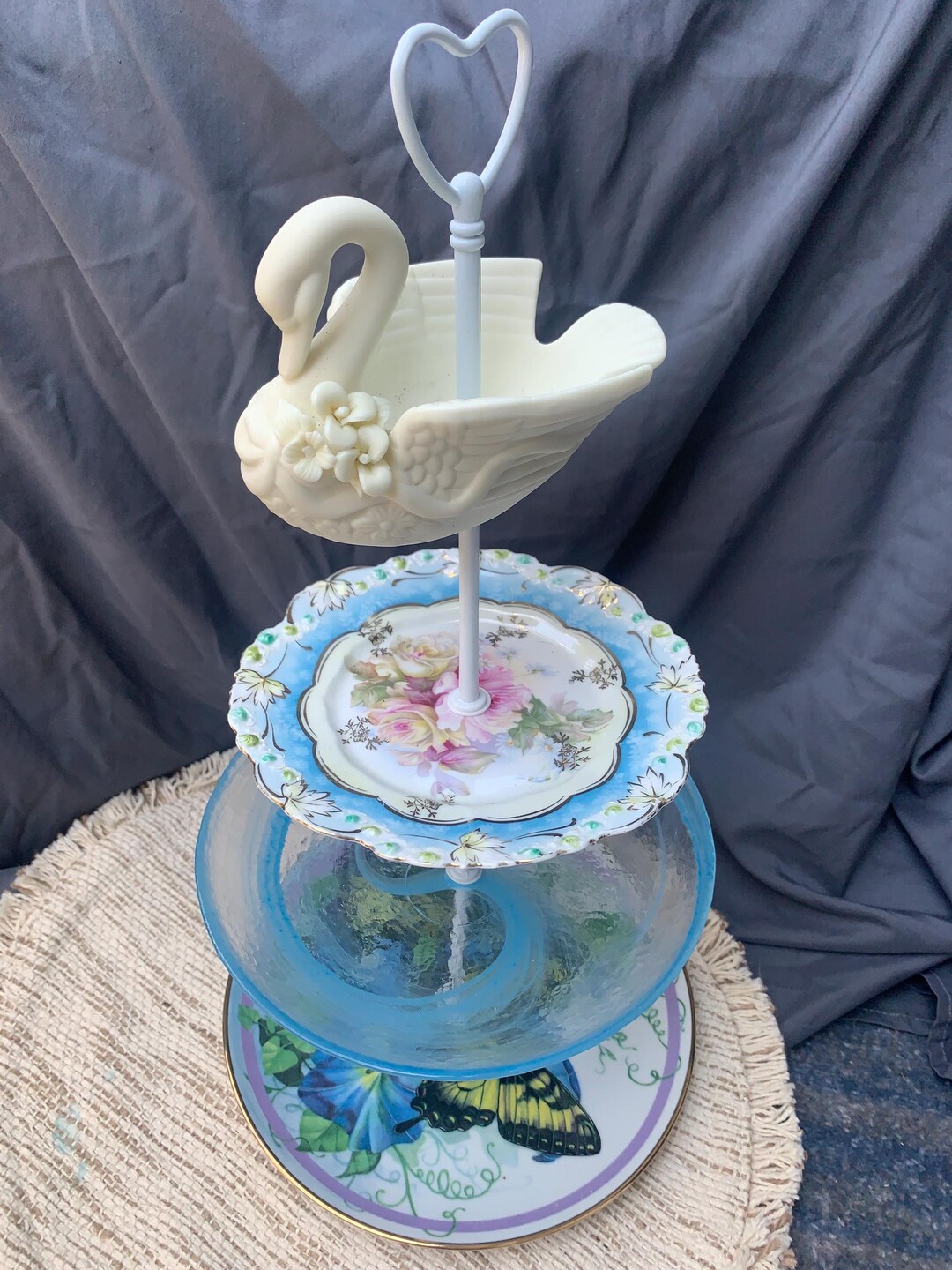 Blue Swan 4 Tier Server - Etsy