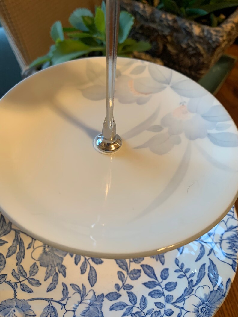 Blue Floral 4 Tier Server - Etsy