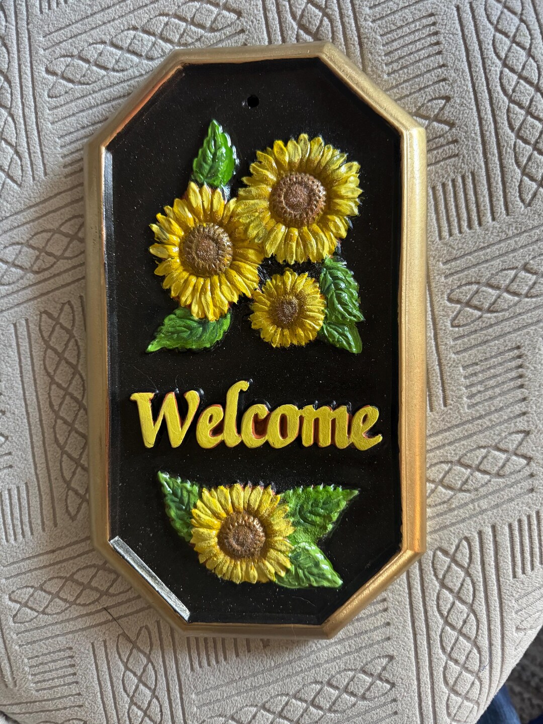 Terra Cotta Sunflower Welcome Sign - Etsy