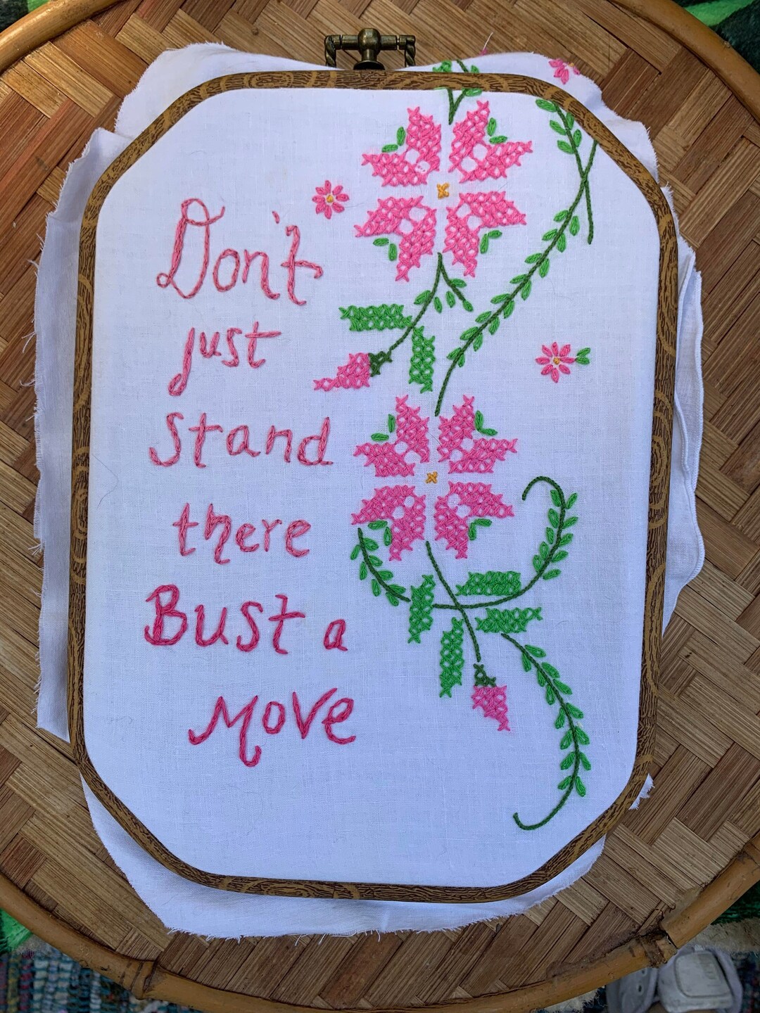 Bust a Move Embroidery - Etsy