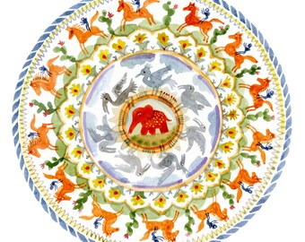 Mandala Prints on Canvas Mandala Book and Pendants. by mandalaway