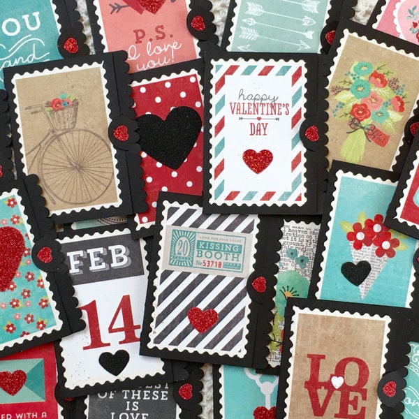 Mini Valentine Cards - Etsy