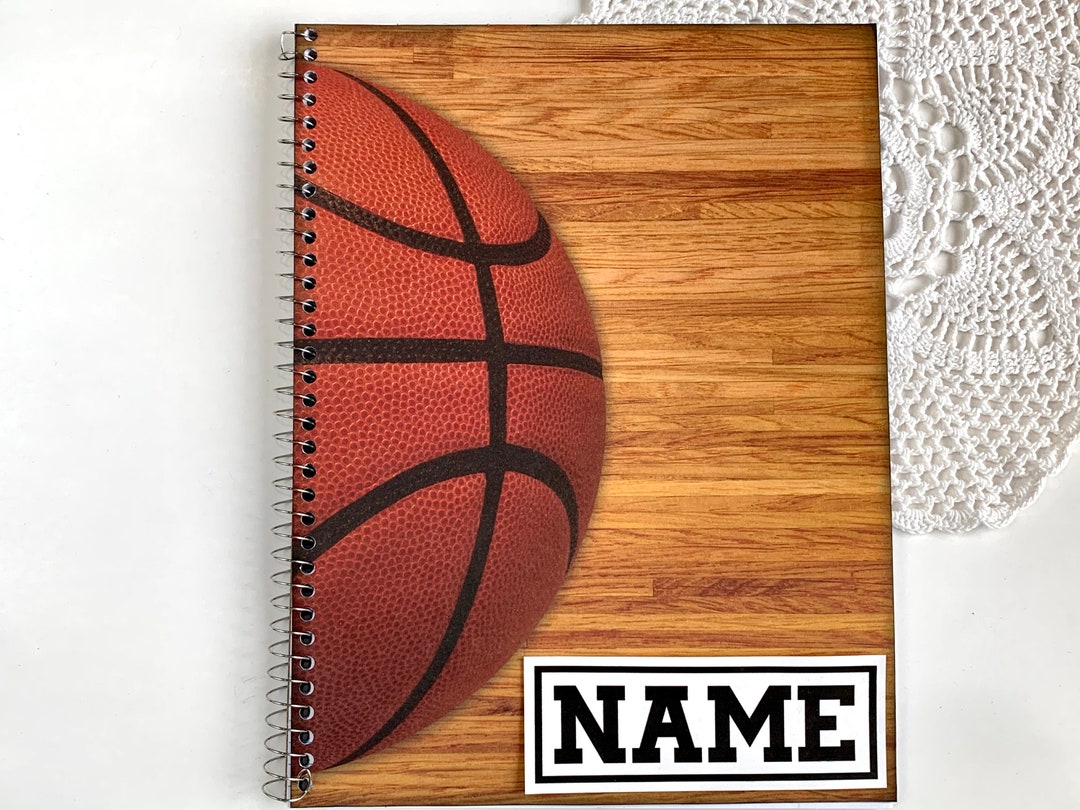 Personalized Basketball Spiral Notebook - Etsy