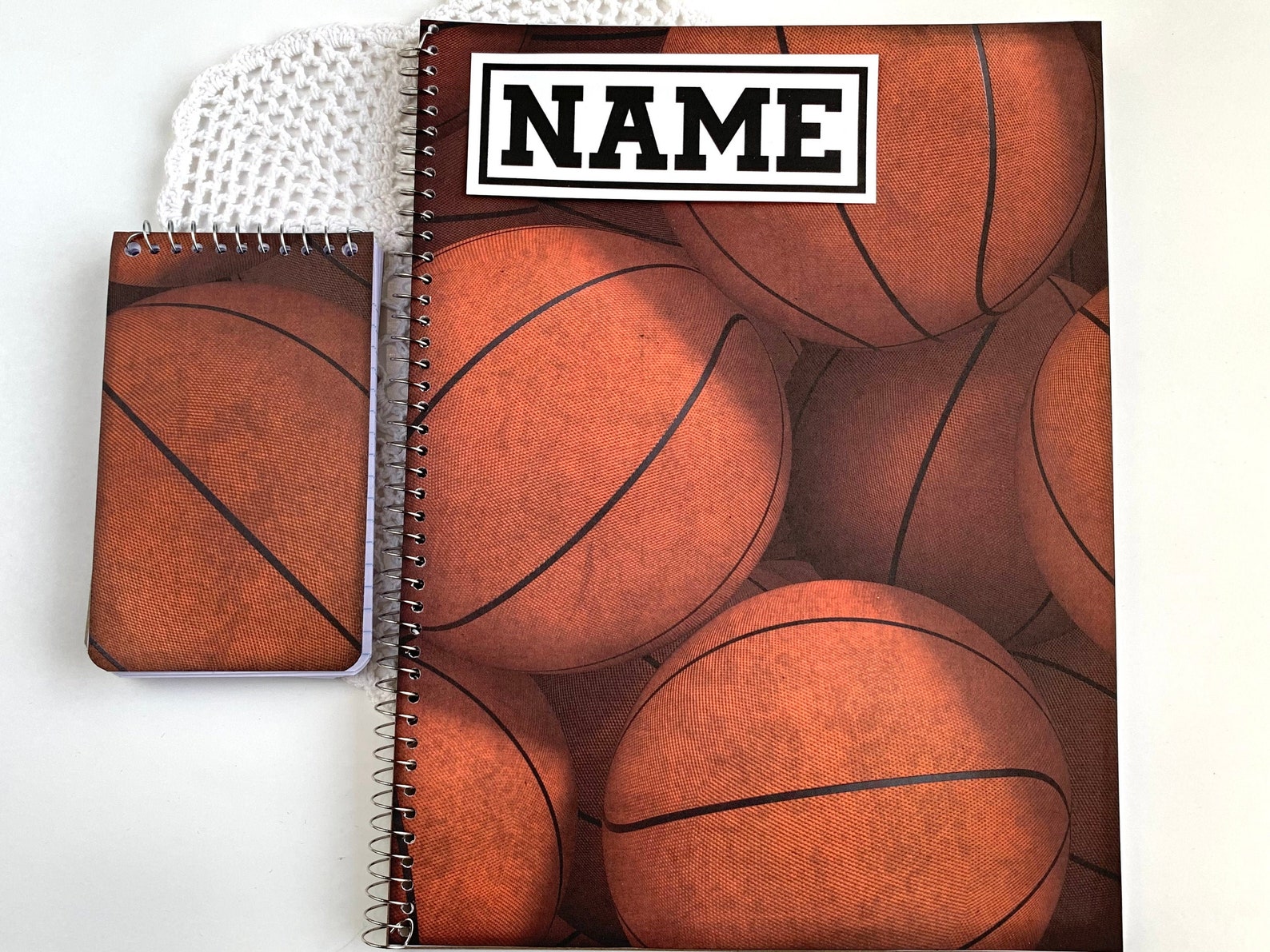 Personalized Basketball notebook set | Etsy