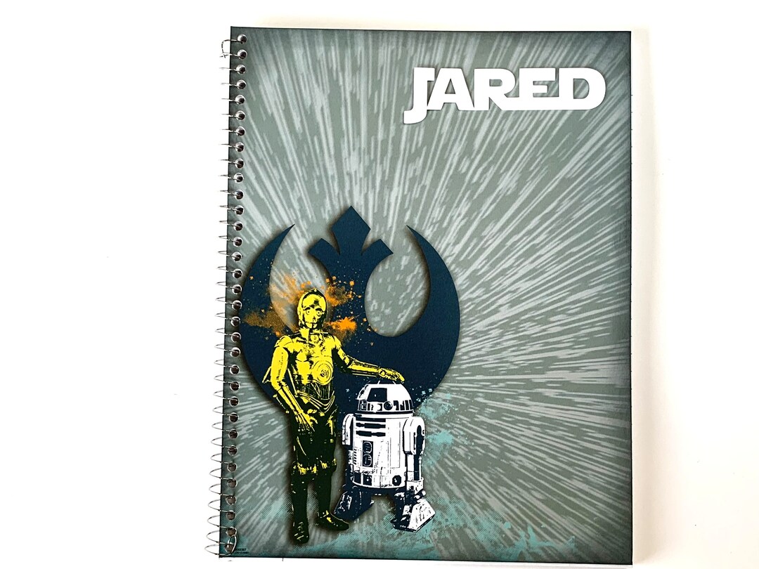 Personalized Star Wars Notebook, Spiral Notebook, Composition Notebook ...