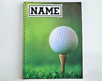 Golf Notebook - Etsy