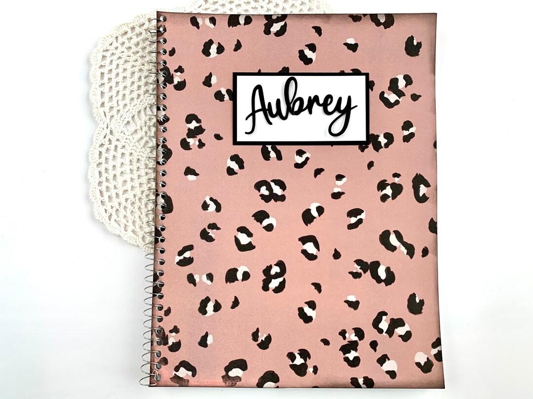 Custom Cheetah Print Spiral Notebook or Journal - Etsy