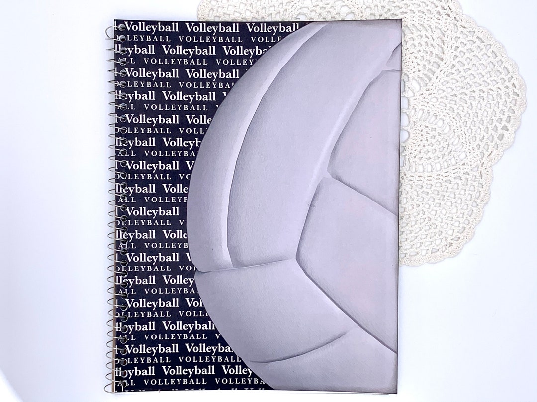 Personalized Volleyball Notebook, Spiral Notebook, Sport Notebook ...