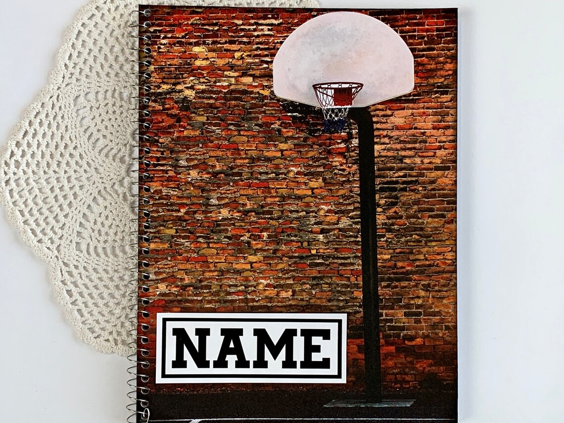 Personalized Basketball Notebook - Etsy