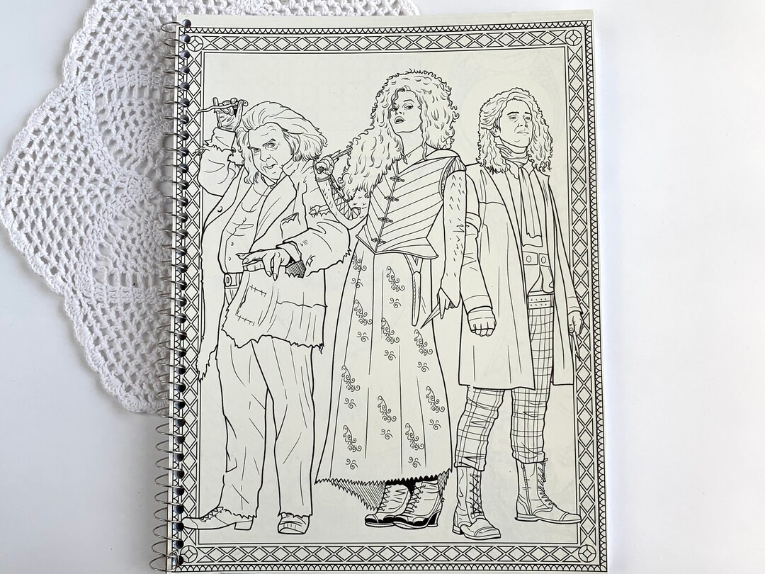 Bellatrix Wormtail and Scabior Coloring Cover Notebook With - Etsy