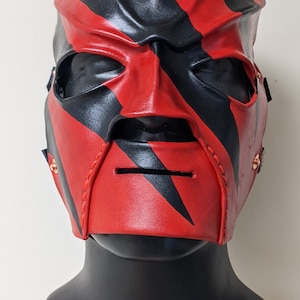 Leather Custom Kane Wrestling Mask Replica 1997 W.w.e. - Etsy