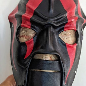 Wrestling Custom 2001 Leather Kane Mask - Etsy Australia