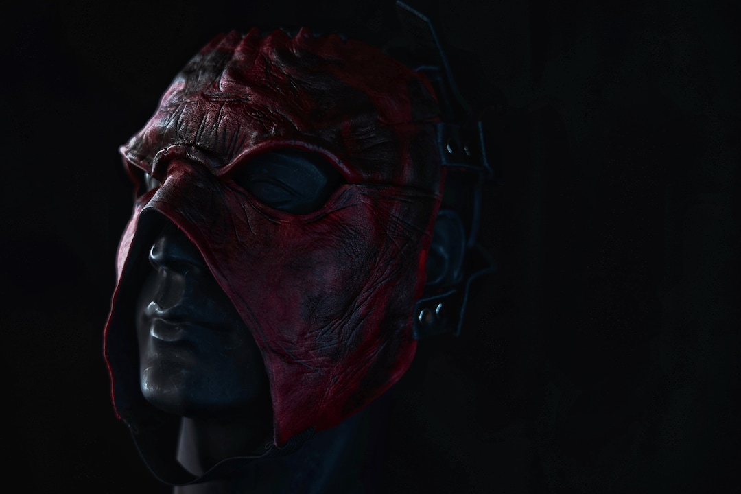 Custom 2012 Demon Leather Kane Mask Resurrected - Etsy