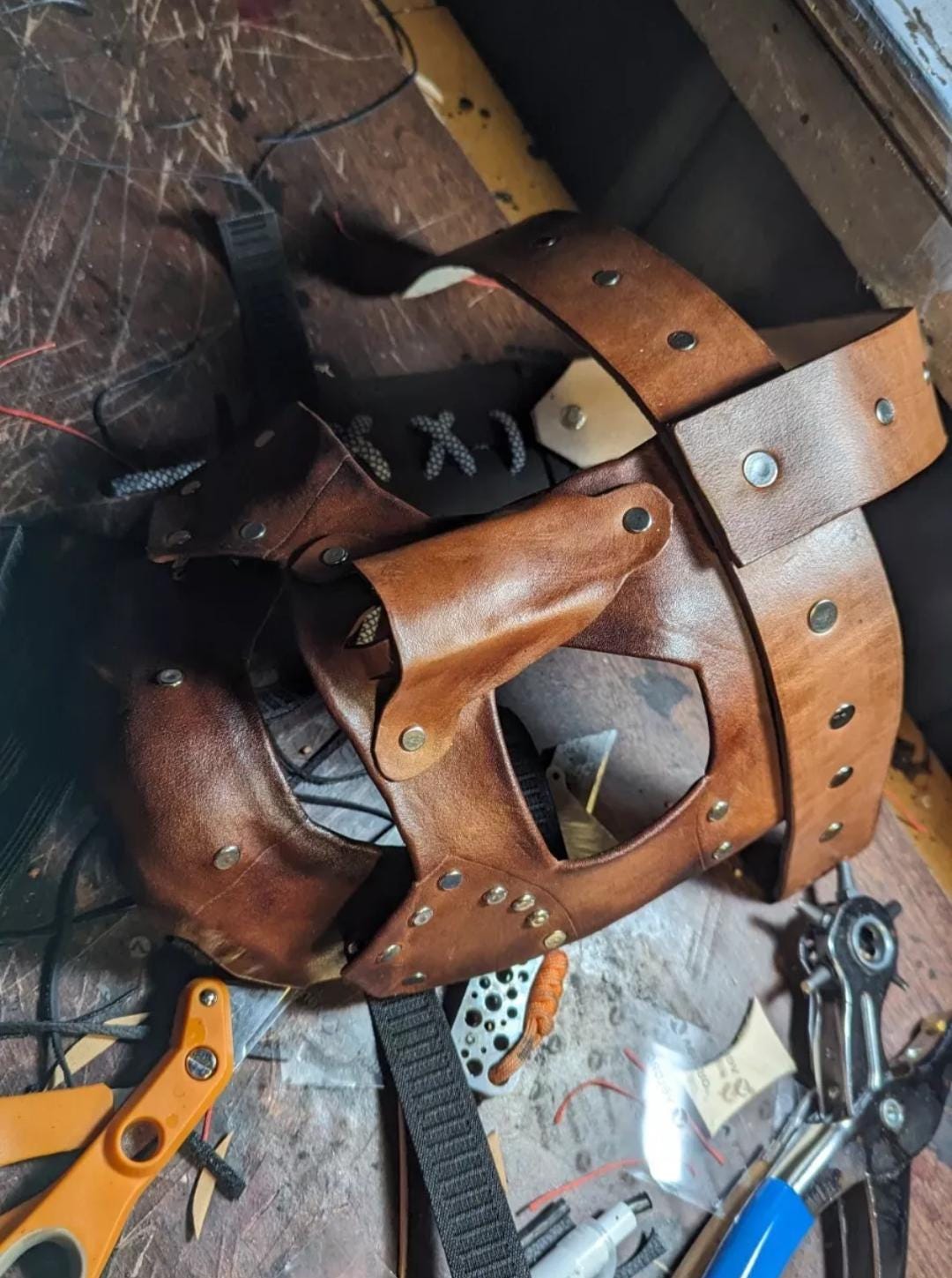 Mankind Leather Mask Replica WWE - Etsy