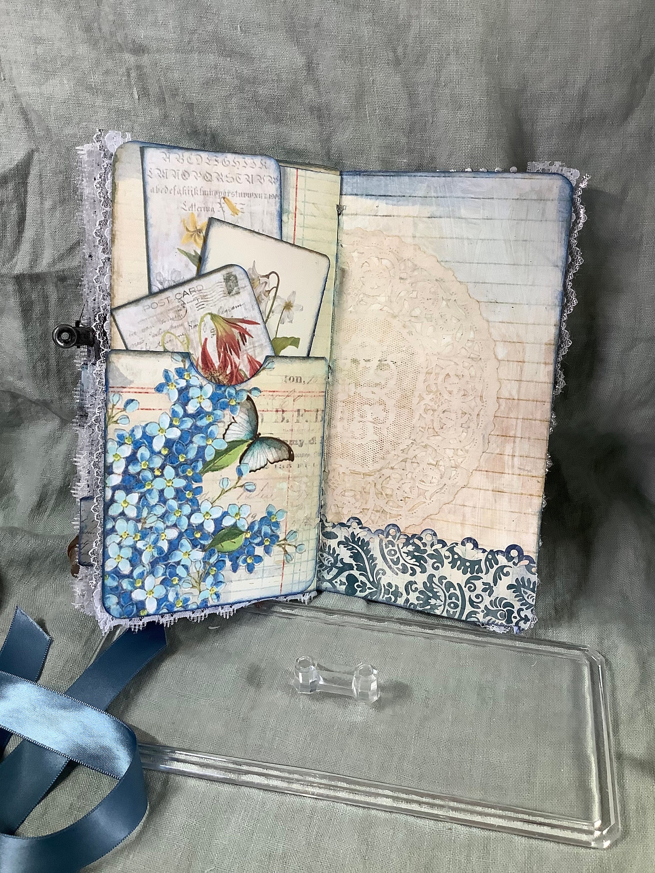 Woodland Animals in Blue Soft Cover Journal - Etsy