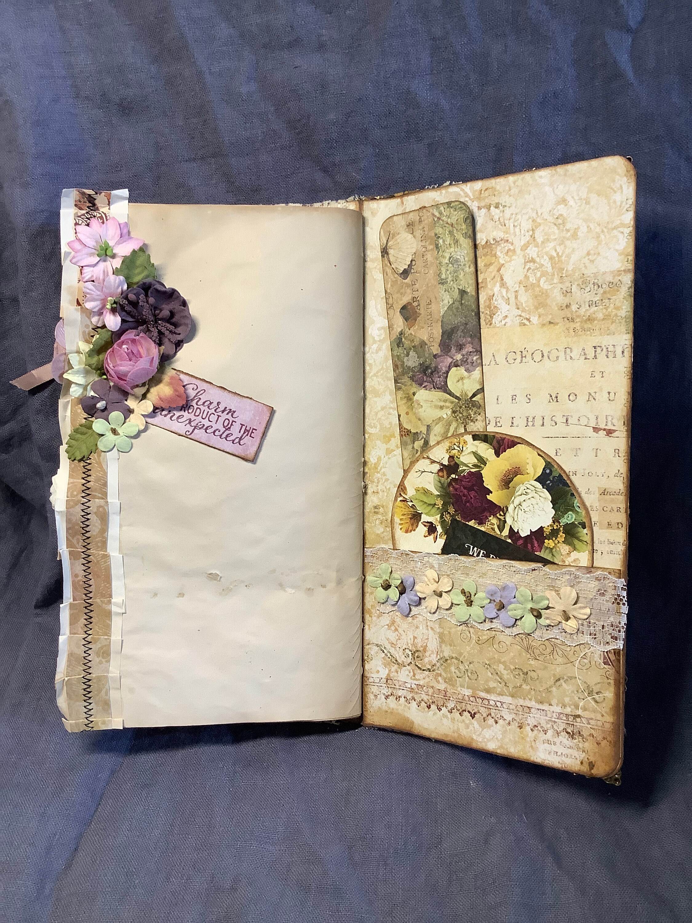 Mini Tea Stained Notebook Gift Ideas - Etsy