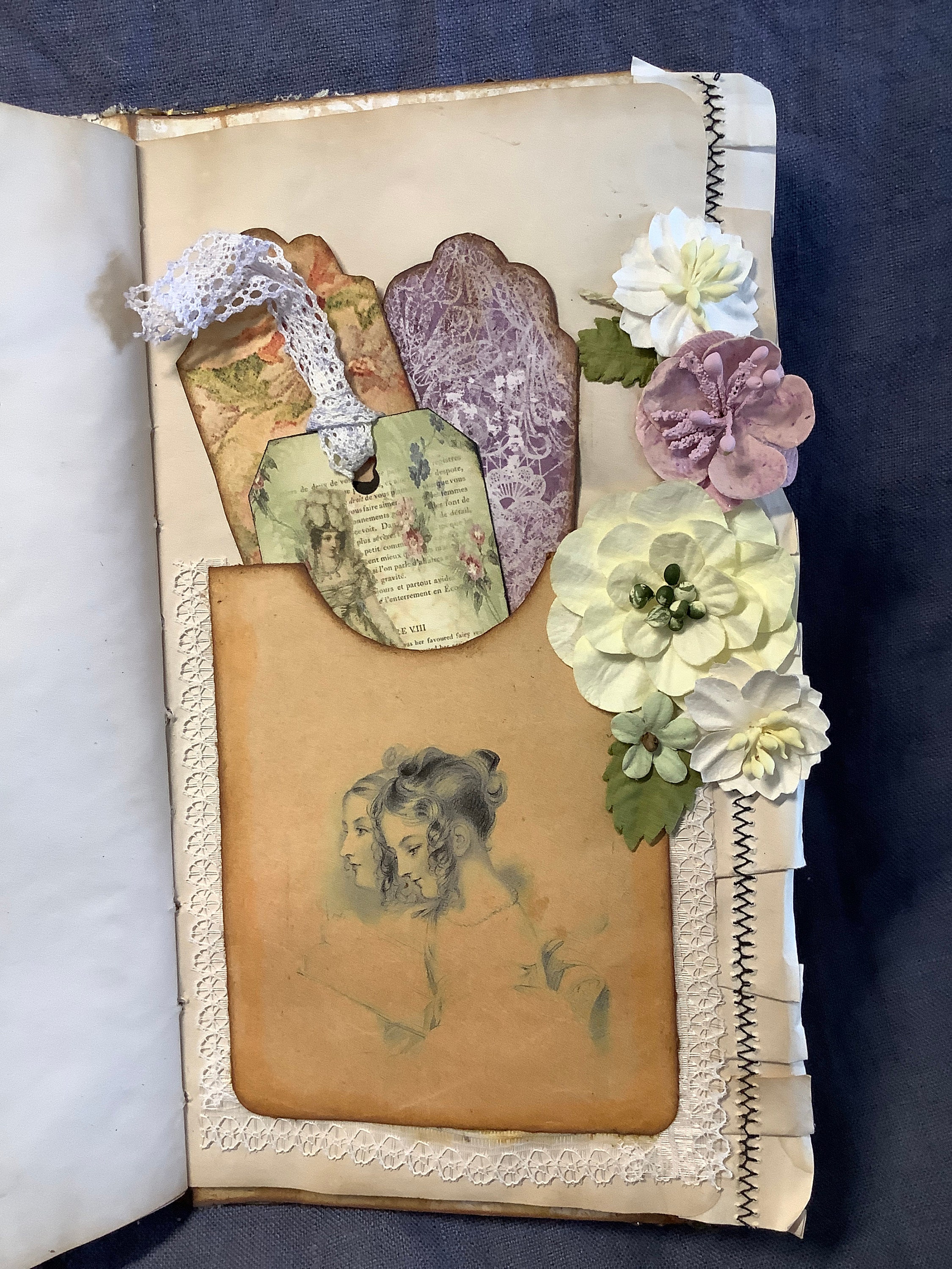 Mini Tea Stained Notebook Gift Ideas - Etsy