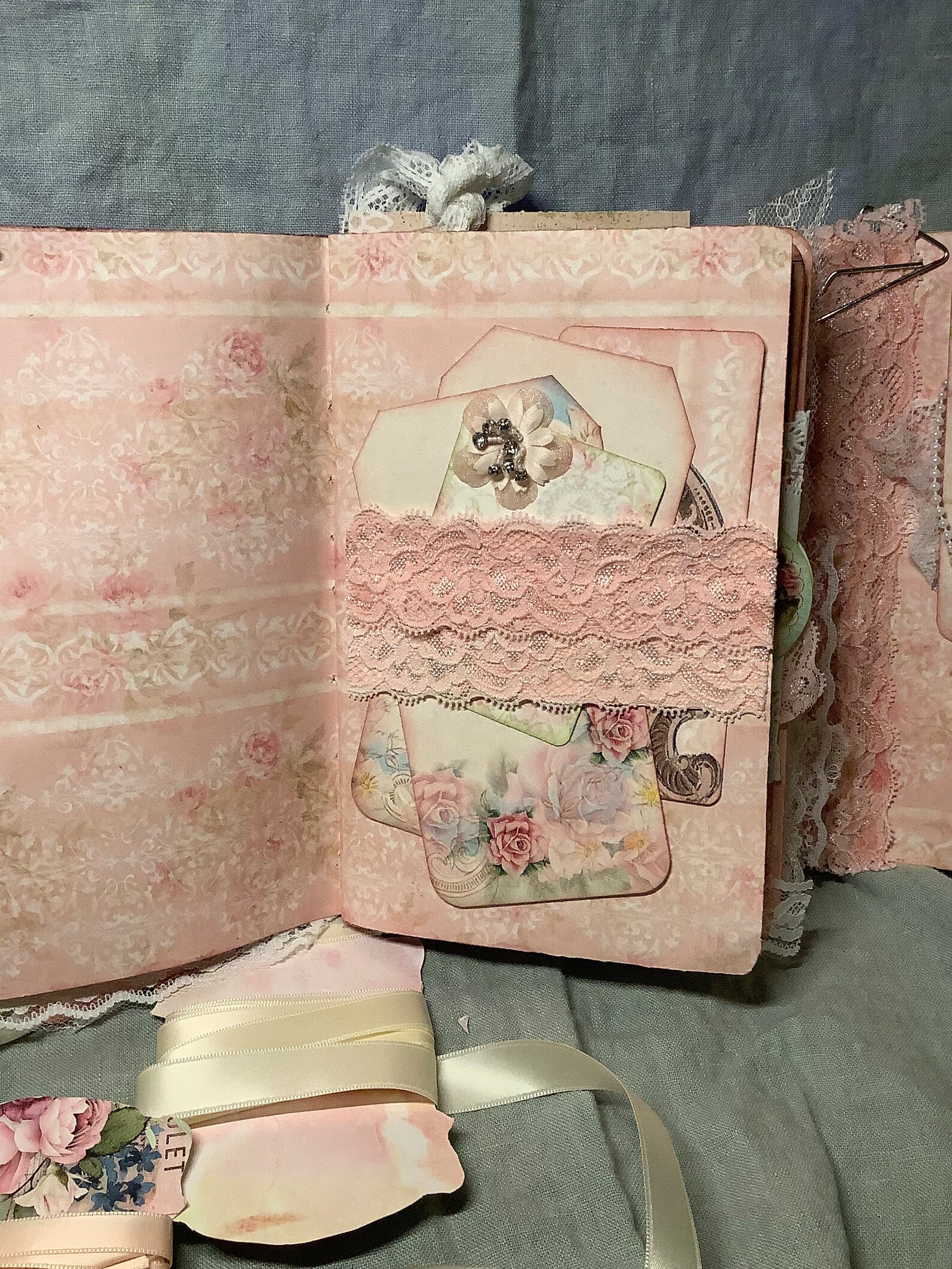 Ivory Lace Soft Cover Journal. - Etsy