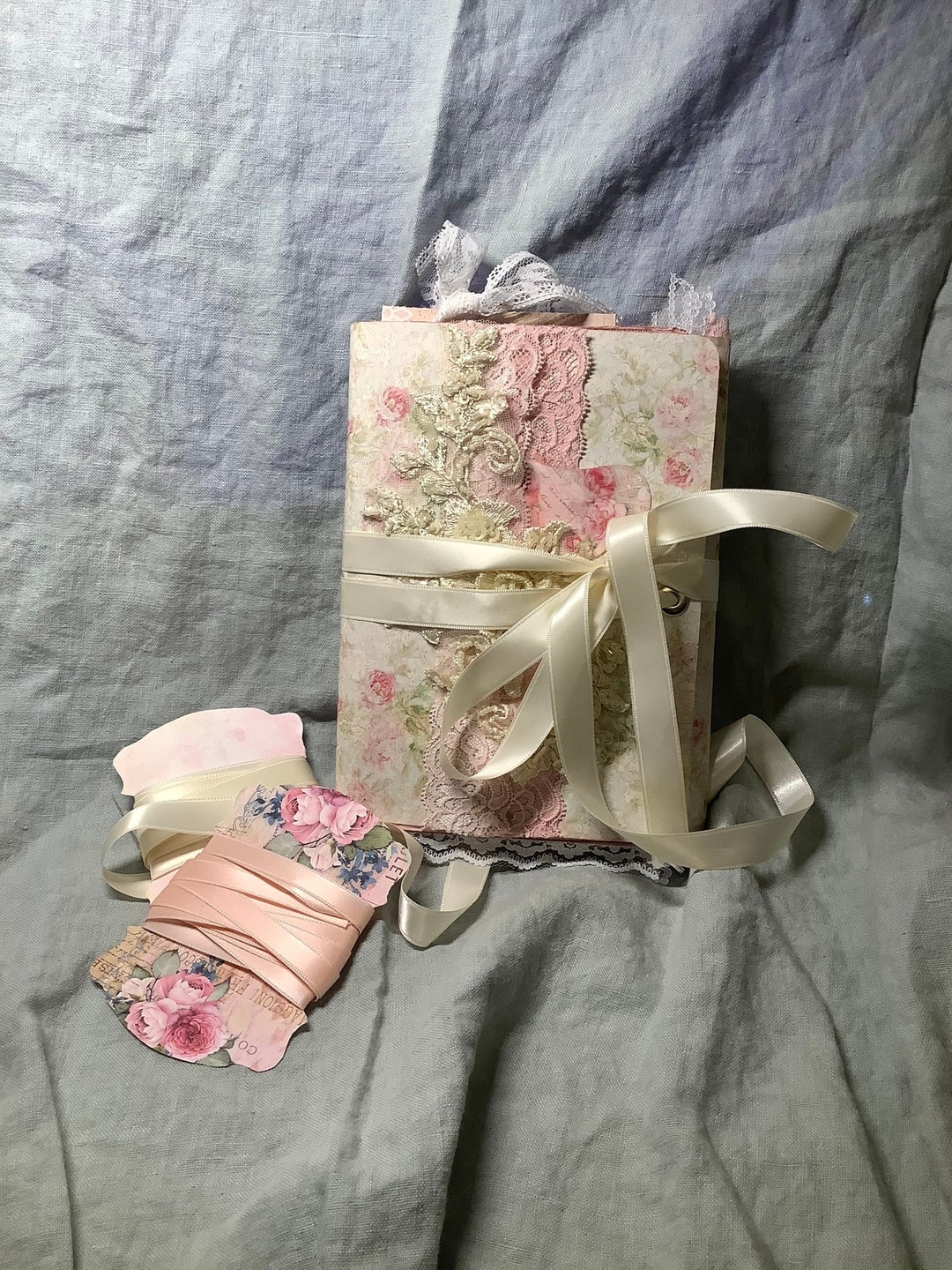 Ivory Lace Soft Cover Journal. - Etsy