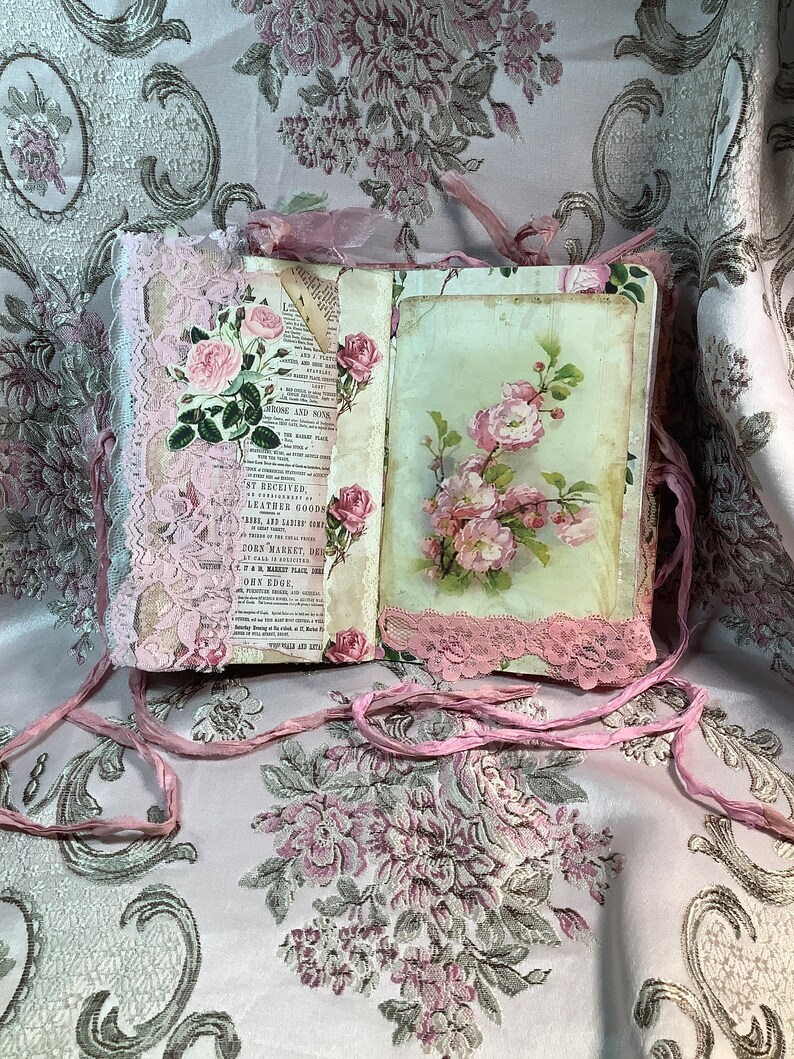 Floral Rose Garden Journal - Etsy