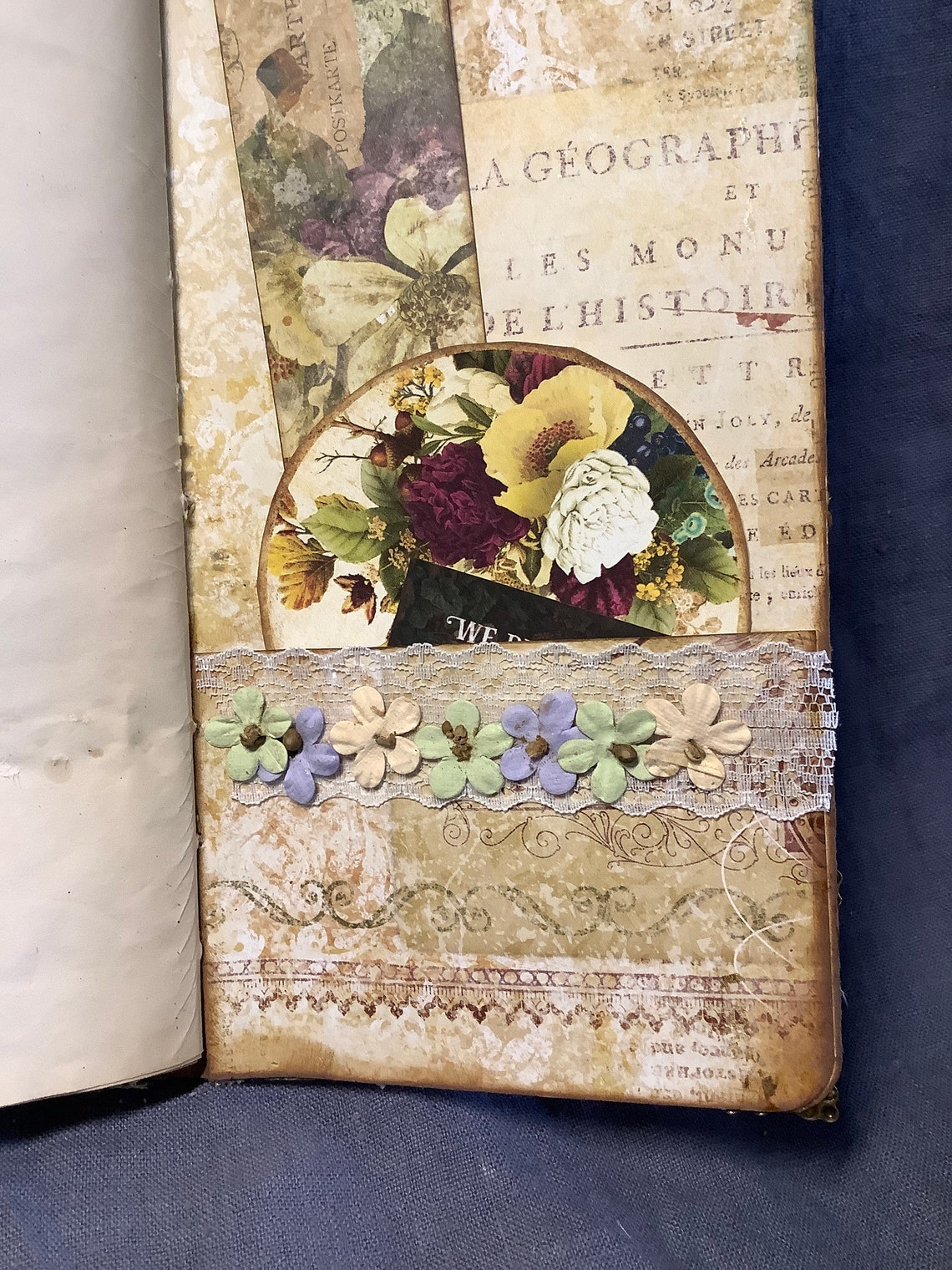 Mini Tea Stained Notebook Gift Ideas - Etsy