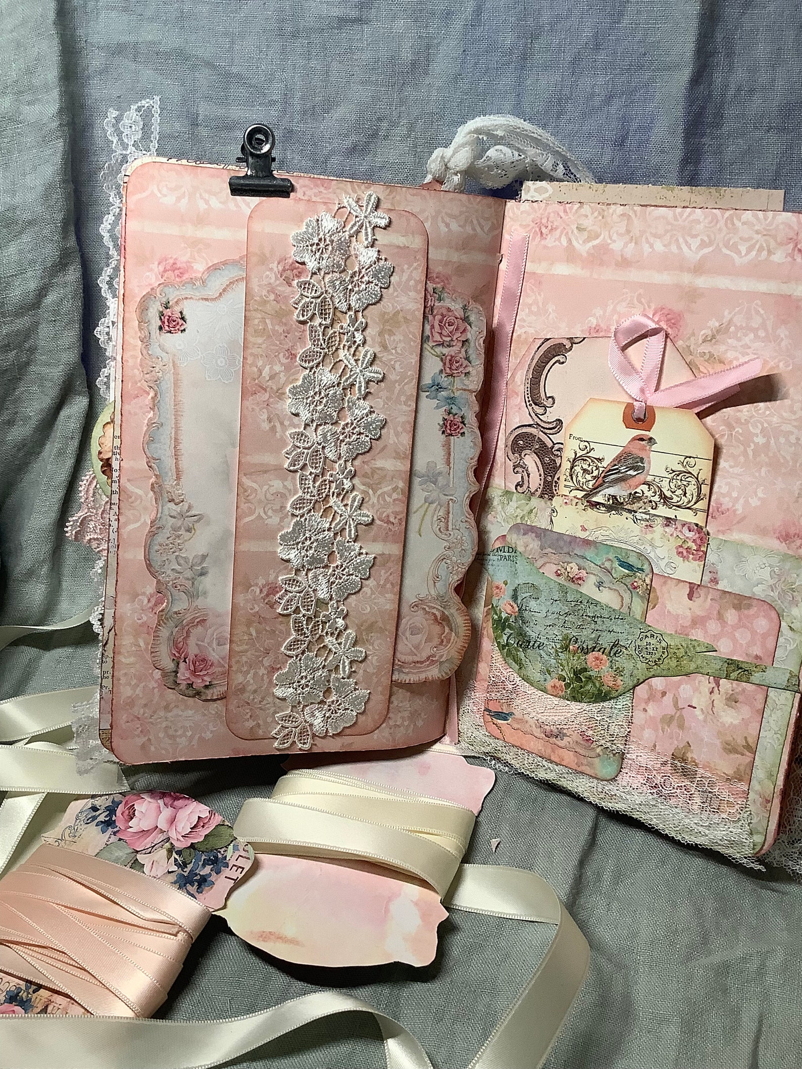 Ivory Lace Soft Cover Journal. - Etsy