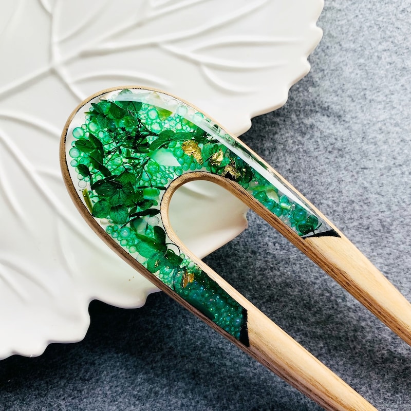Resin Hair Stick - Etsy