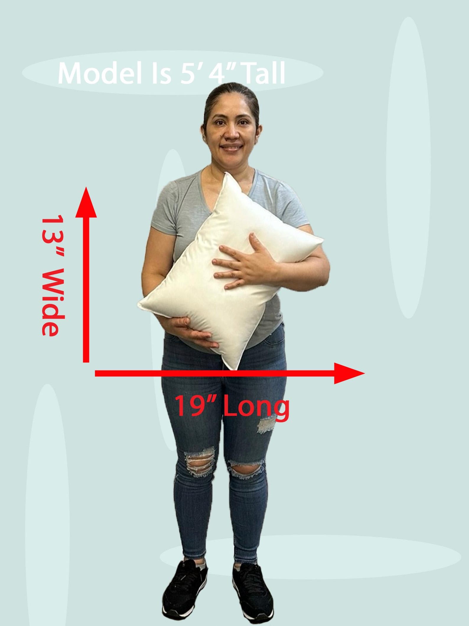 13x19 Synthetic Down Pillow Form Insert for Pillow Sham / Alternative ...