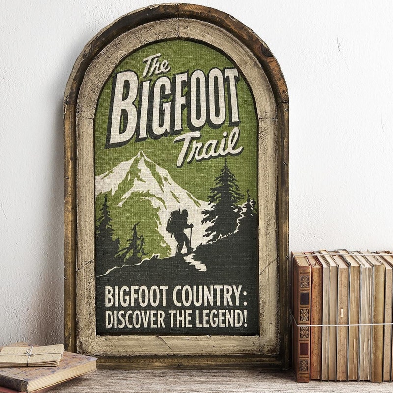 Bigfoot Picture Framed - Etsy