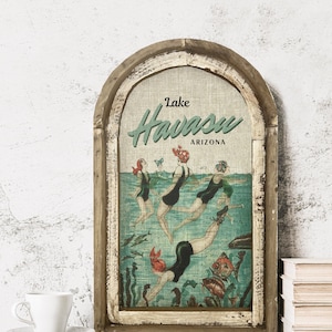 Lake Havasu Wall Art | Arizona Travel Poster | Coastal Wall Decor ...