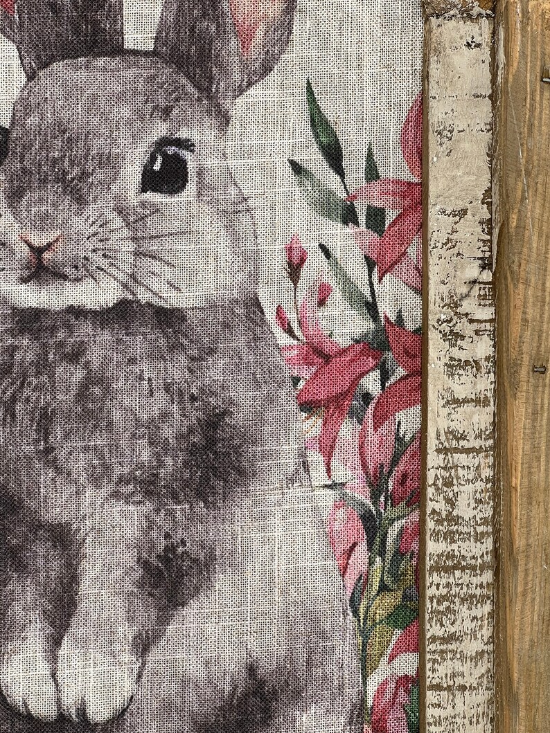 Spring Bunny Wall Decor 14 X 22 Rabbit Wall - Etsy