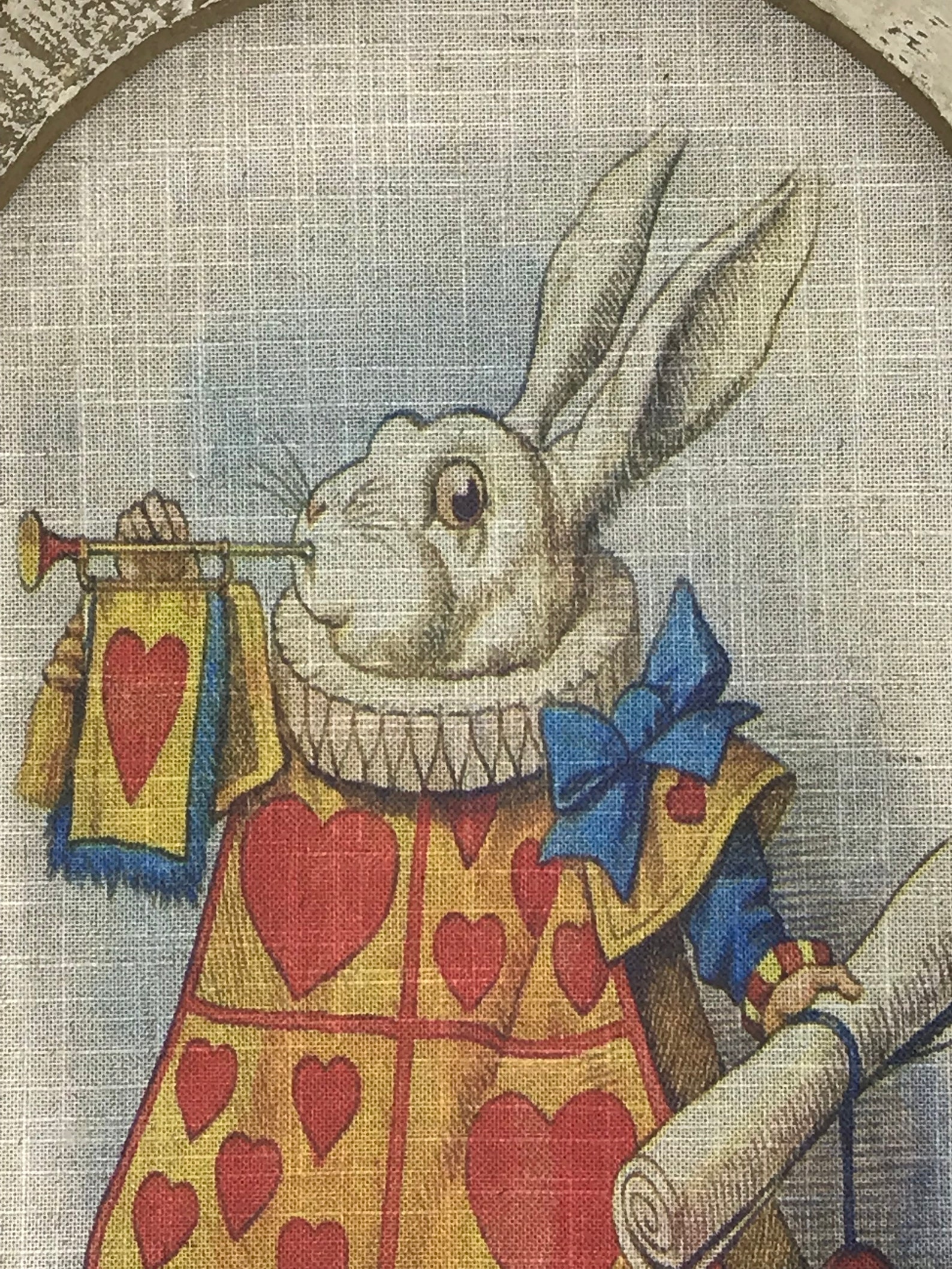 White Rabbit Wall Art 14 X 22 Arch Window | Etsy