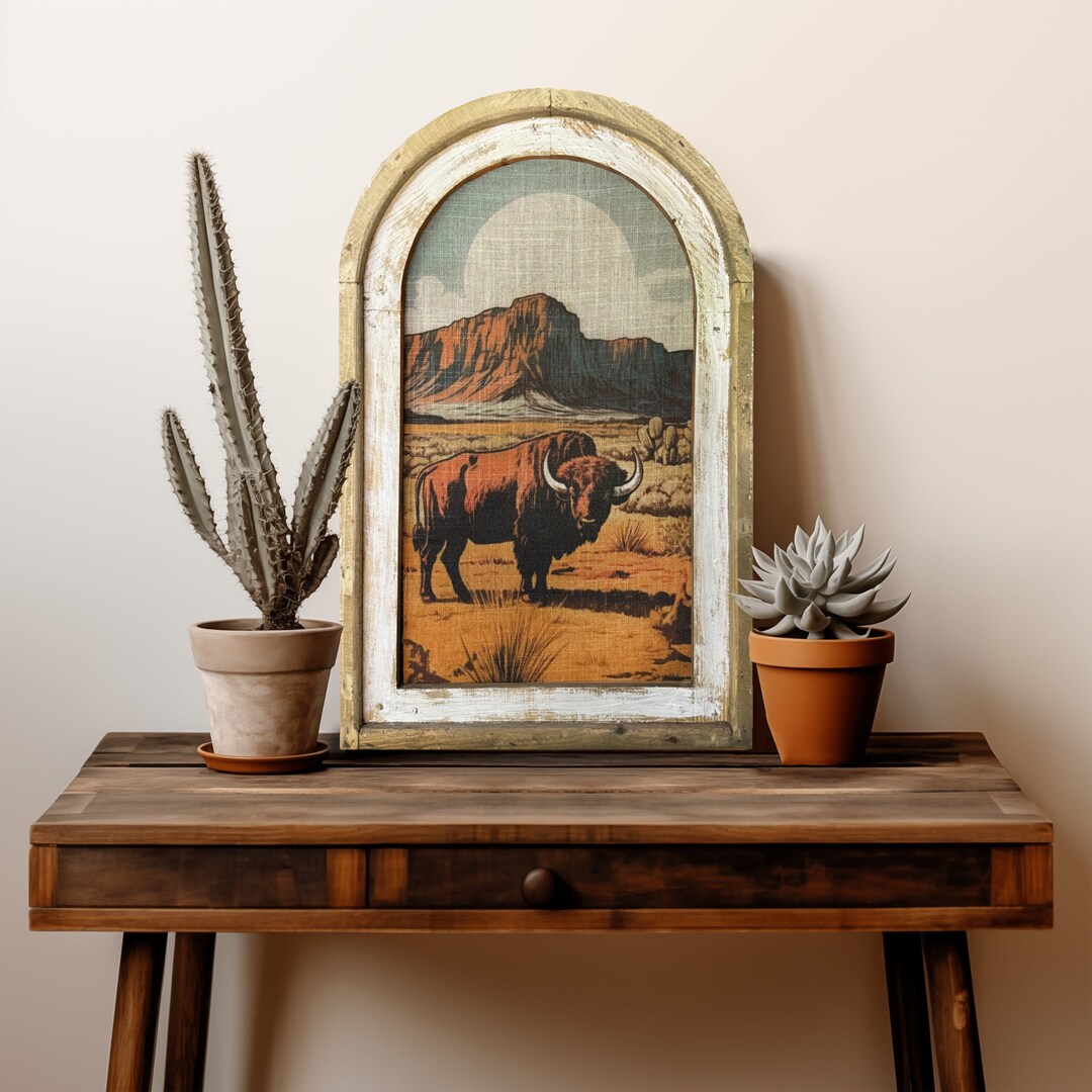 American Bison Wall Decor | Western Wall Art | Buffalo Decor ...