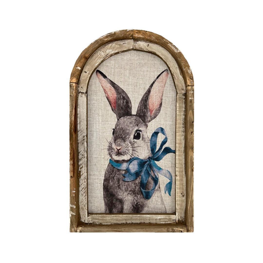 Mr. Rabbit Wall Decor | 14" X 22" | Rabbit Wall Art I Nursery Wall ...